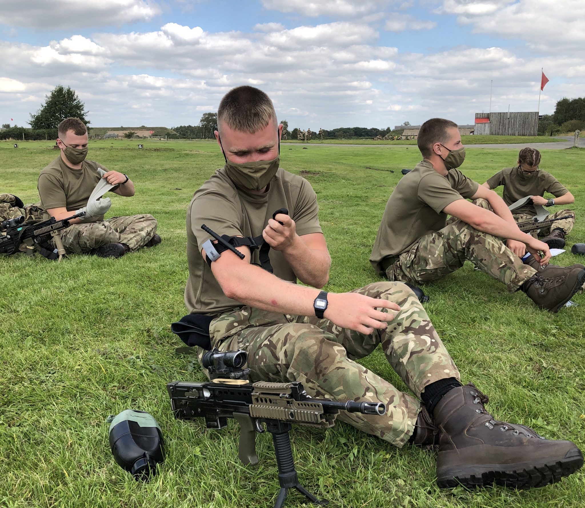 Socially-distanced training gets under way for Yorkshire Officer ...