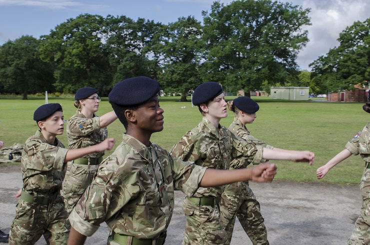 Cadet camp in Strensall - RFCA Yorkshire