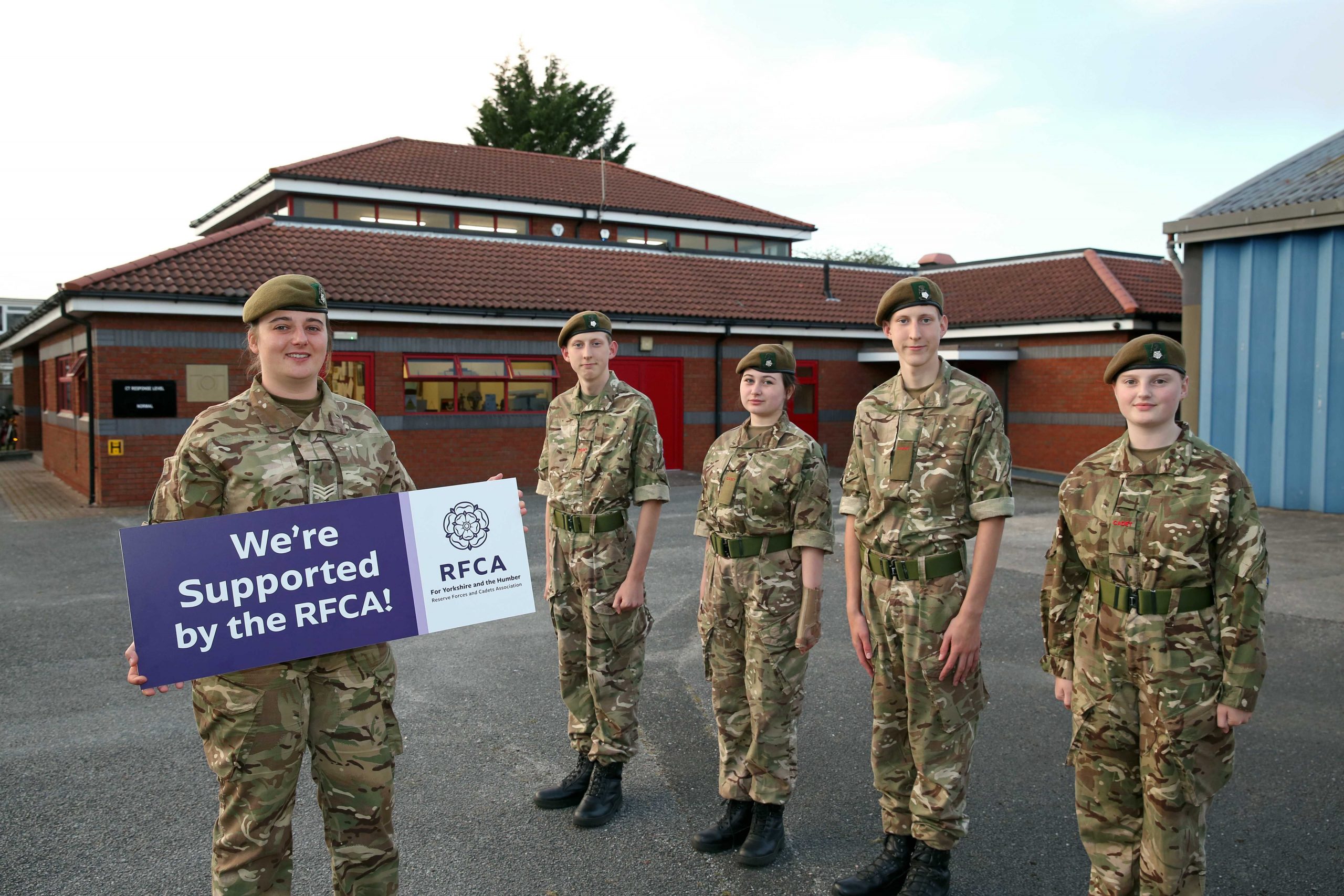 Cadets enjoy purpose-built centre delivered by the RFCA - RFCA Yorkshire