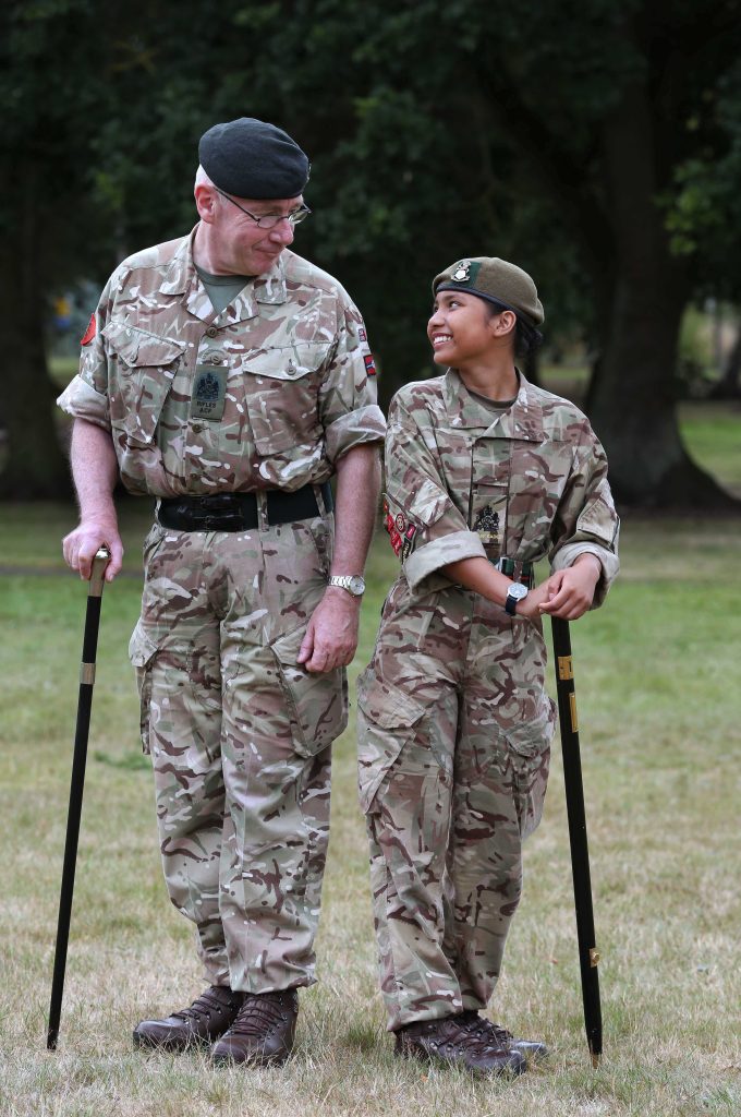 Cadet Ashanti Mai takes command - RFCA Yorkshire