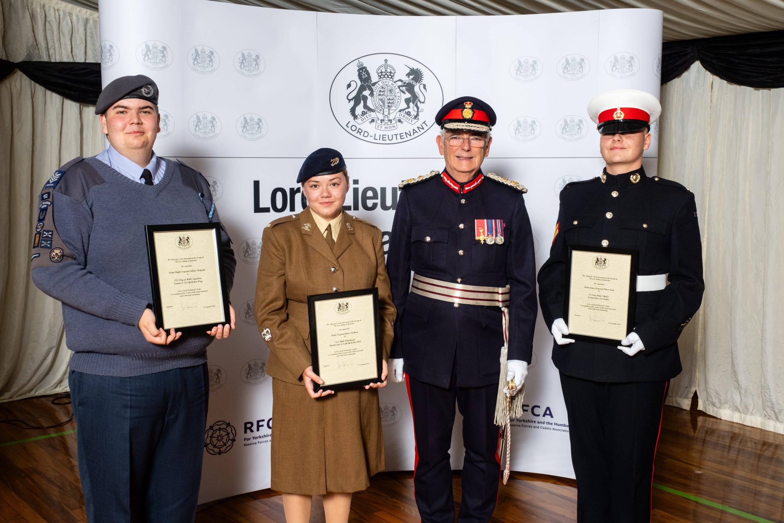 His Majesty's Lord-Lieutenant Awards - RFCA Yorkshire