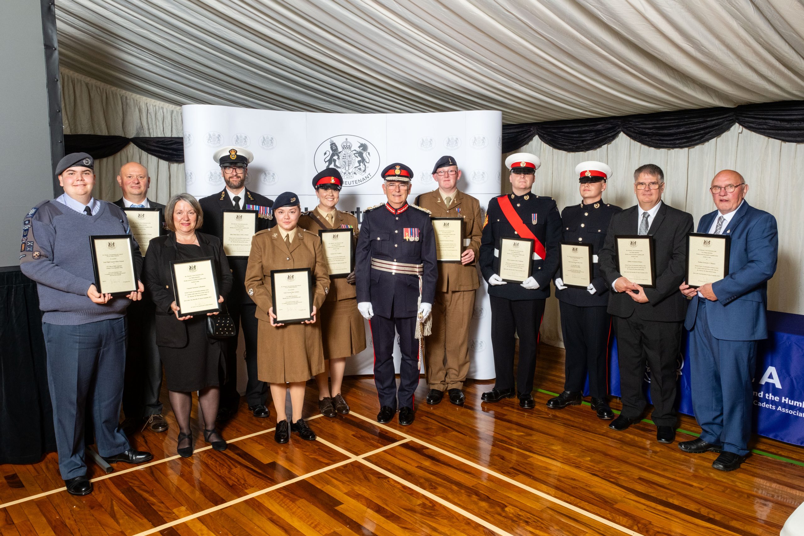 Our His Majesty's Lord-Lieutenant Award ceremonies - RFCA Yorkshire