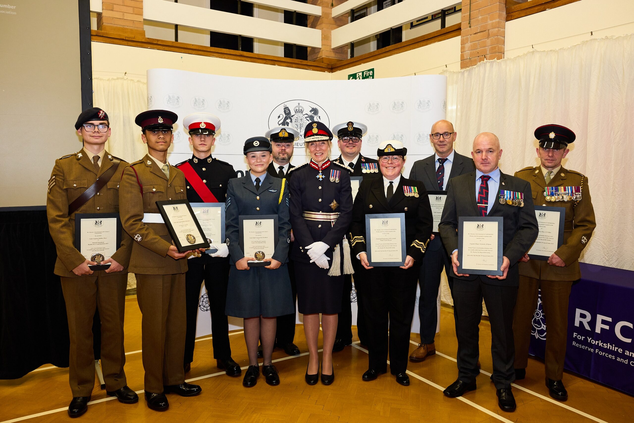 2024 Lord-Lieutenant's Awards of South Yorkshire - RFCA Yorkshire